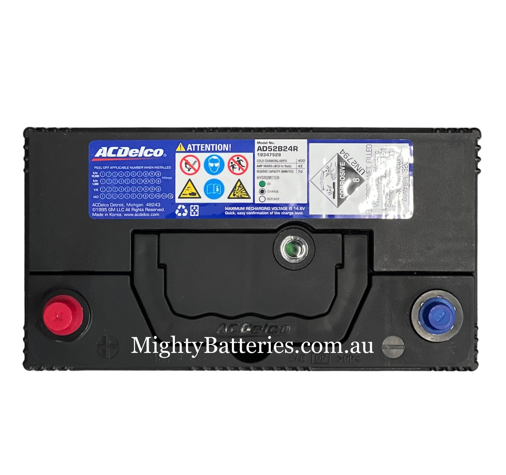 ACDelco AD52B24R / NS60 MF / 2137 - 400CCA Battery — Mighty Batteries