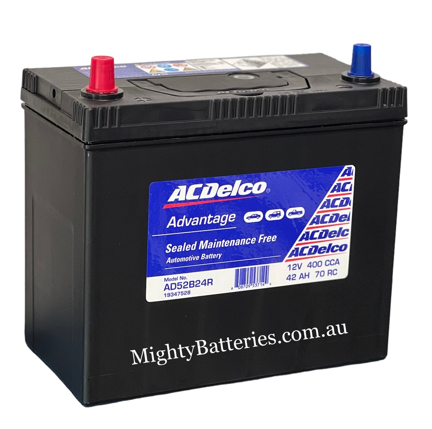 ACDelco AD52B24R / NS60 MF / 2137 - 400CCA Battery — Mighty Batteries