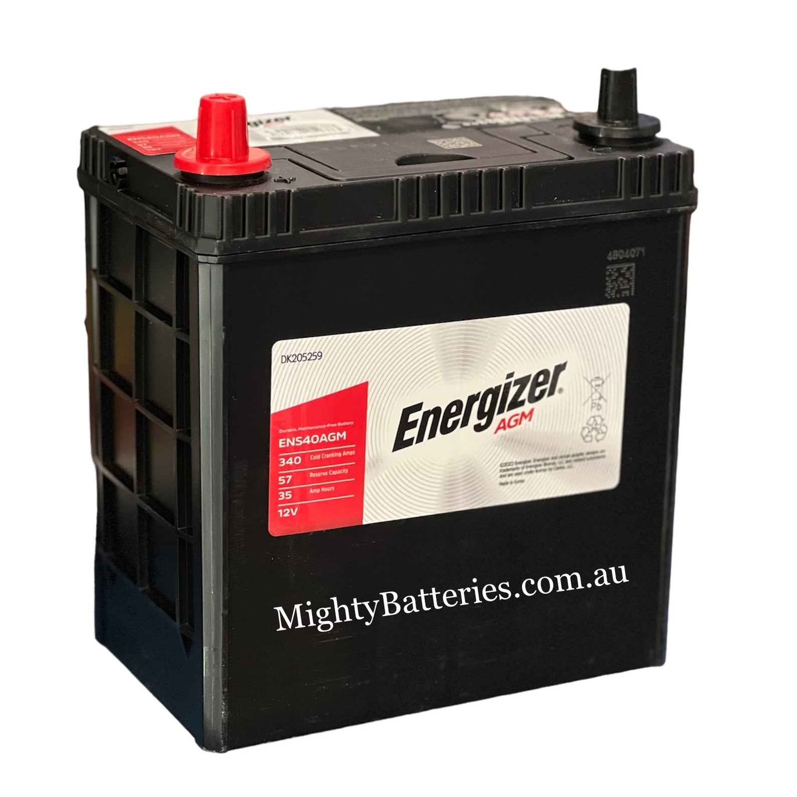 Energizer S34B20R AGM / 2341 / NS40-AGM Prius-C Hybrid Auxiliary Batte ...