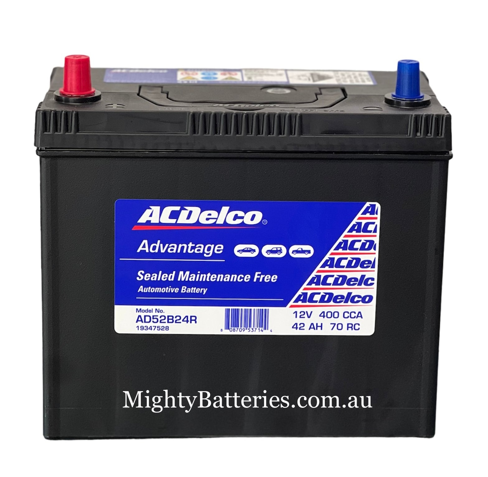 ACDelco AD52B24R / NS60 MF / 2137 - 400CCA Battery — Mighty Batteries