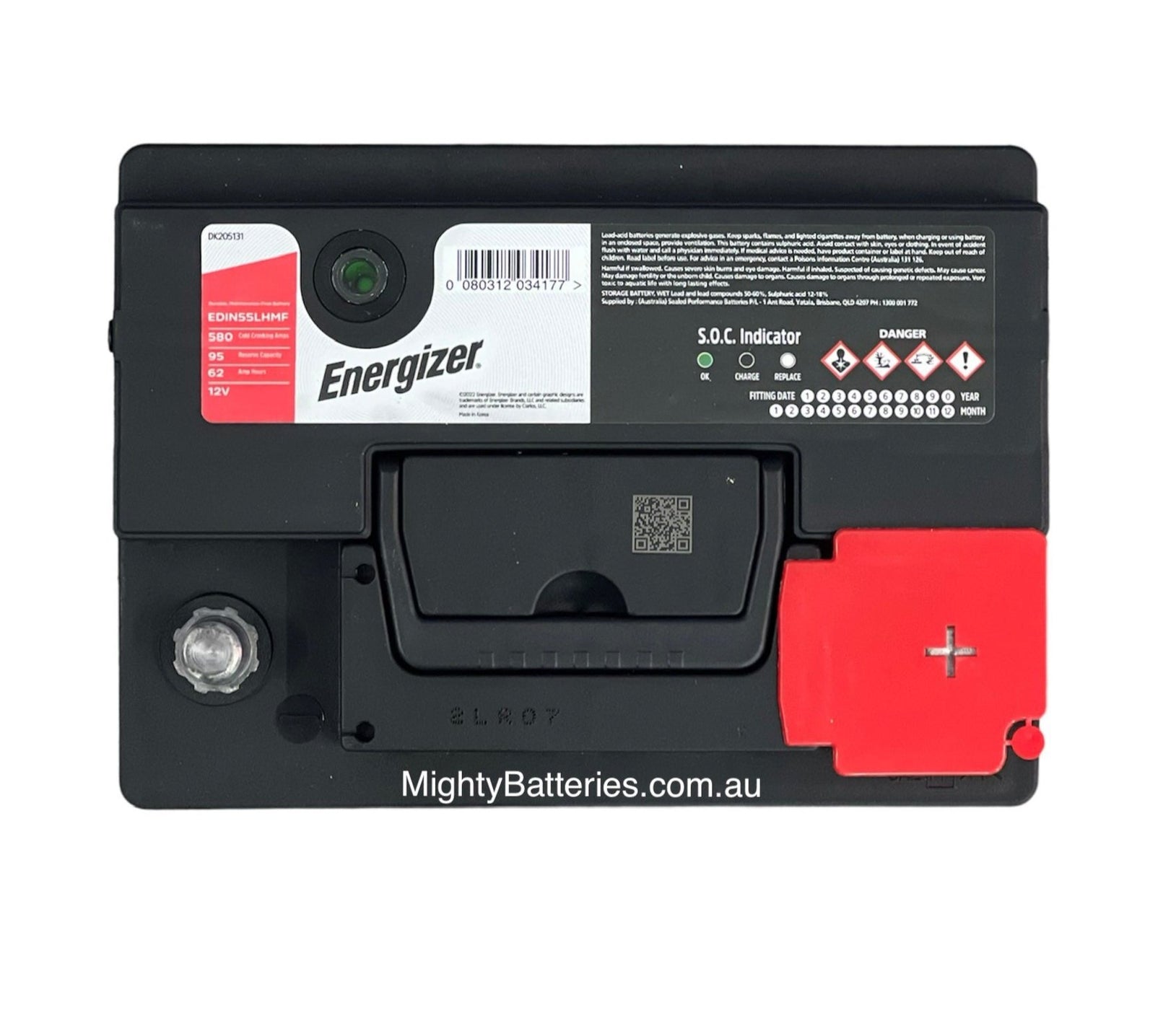 Energizer DIN53LH / MF55H / 3554 Battery - 580CCA — Mighty Batteries