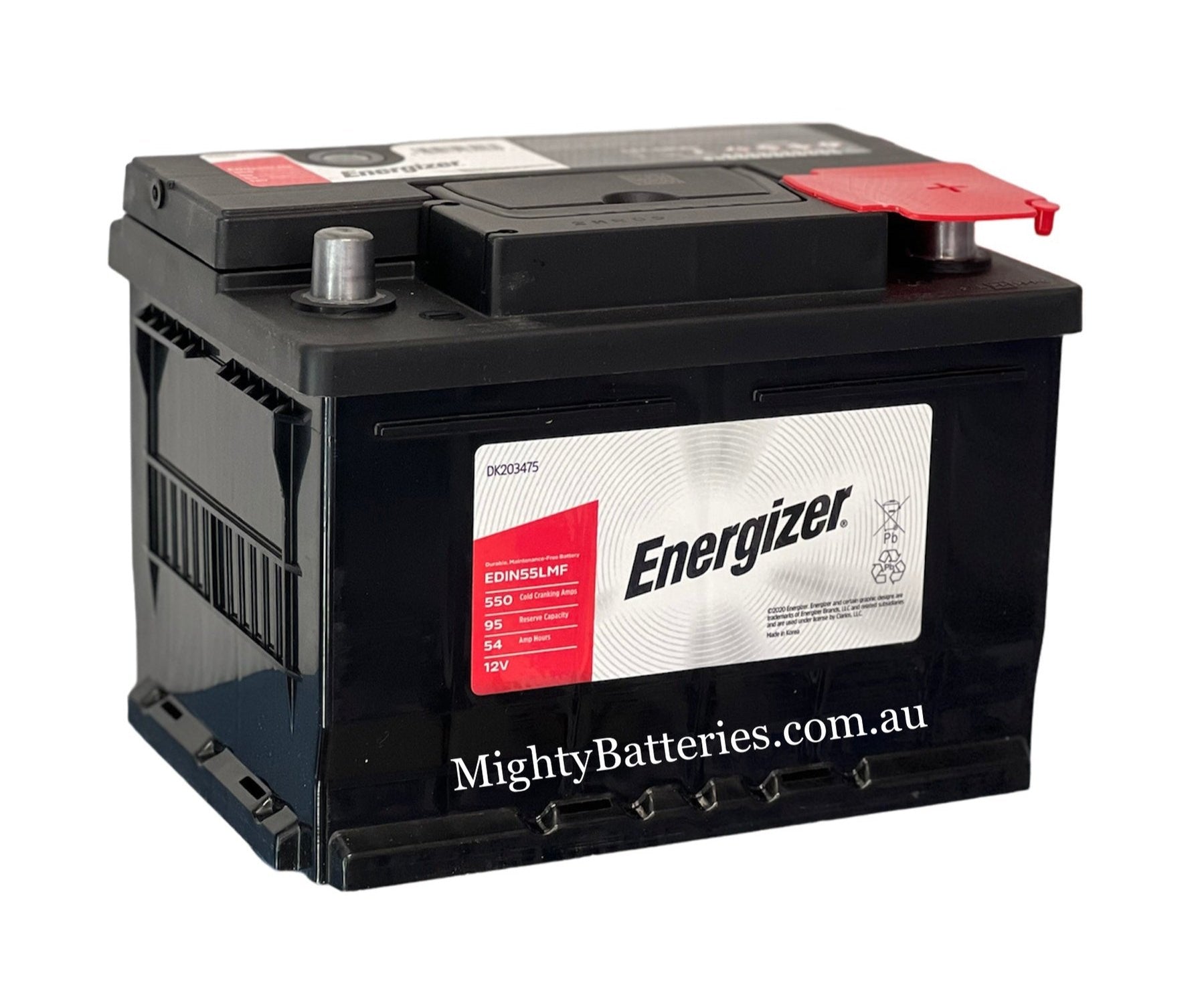 Energizer DIN53L MF / MF55 / 3552 Battery - 550CCA — Mighty Batteries