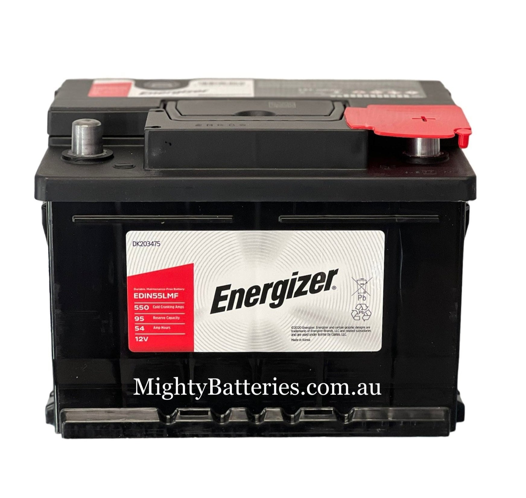 Energizer DIN53L MF / MF55 / 3552 Battery - 550CCA — Mighty Batteries