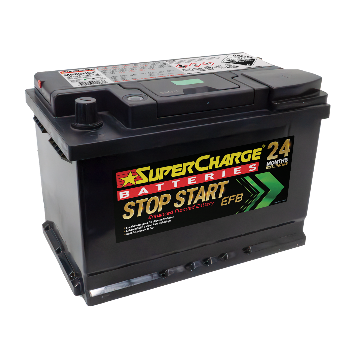 Supercharge MF66HEF / DIN65LH-EFB / 4036 Stop-Start Battery — Mighty ...