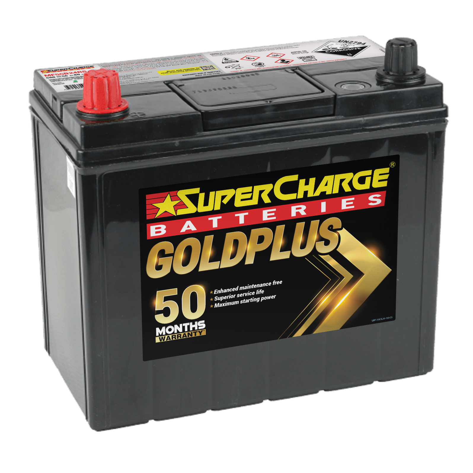 Supercharge Gold MF55B24RS / 2135 Battery - 500CCA — Mighty Batteries