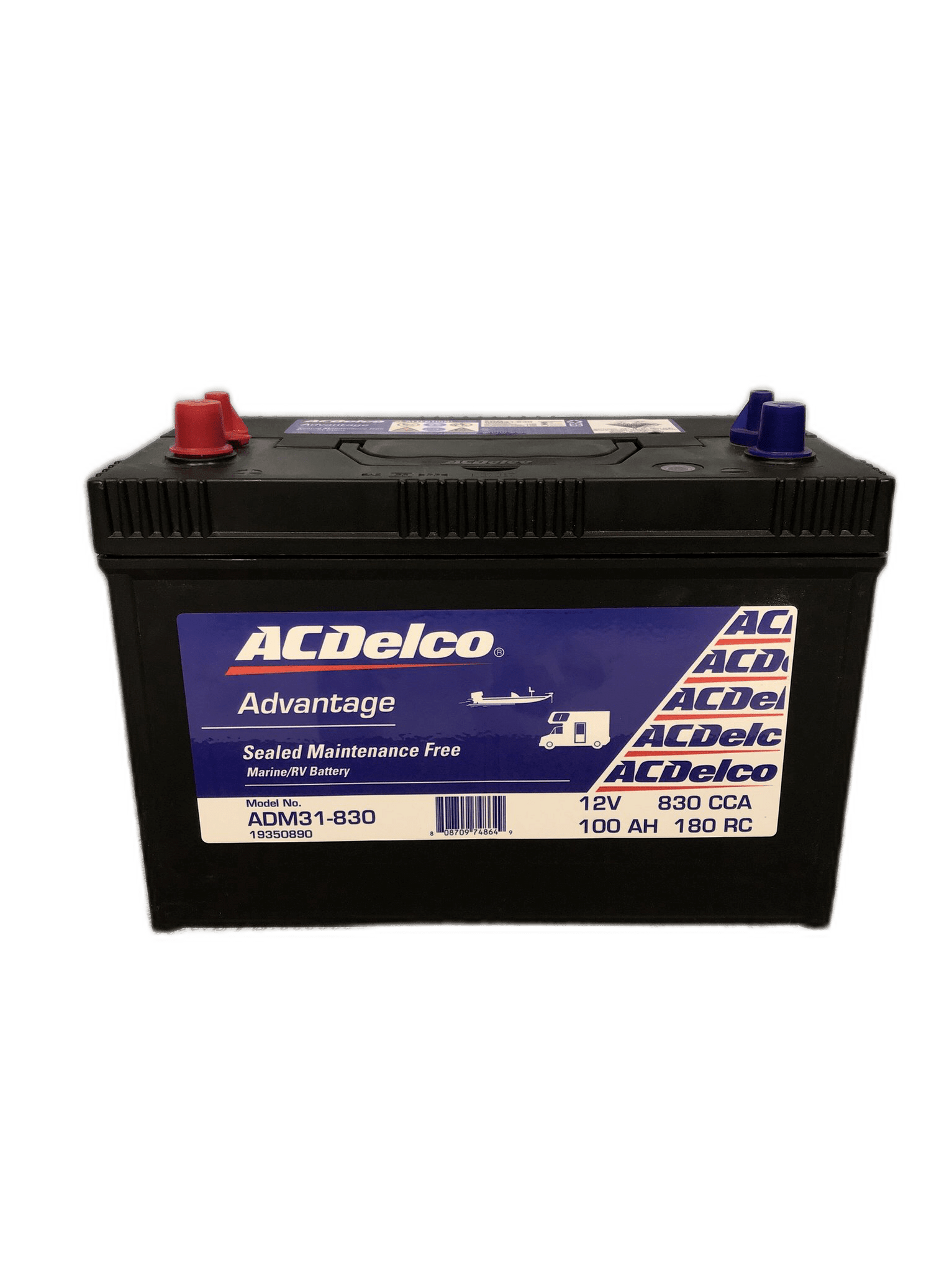 ACDelco ADM31-830 – 830CCA Marine Battery — Mighty Batteries