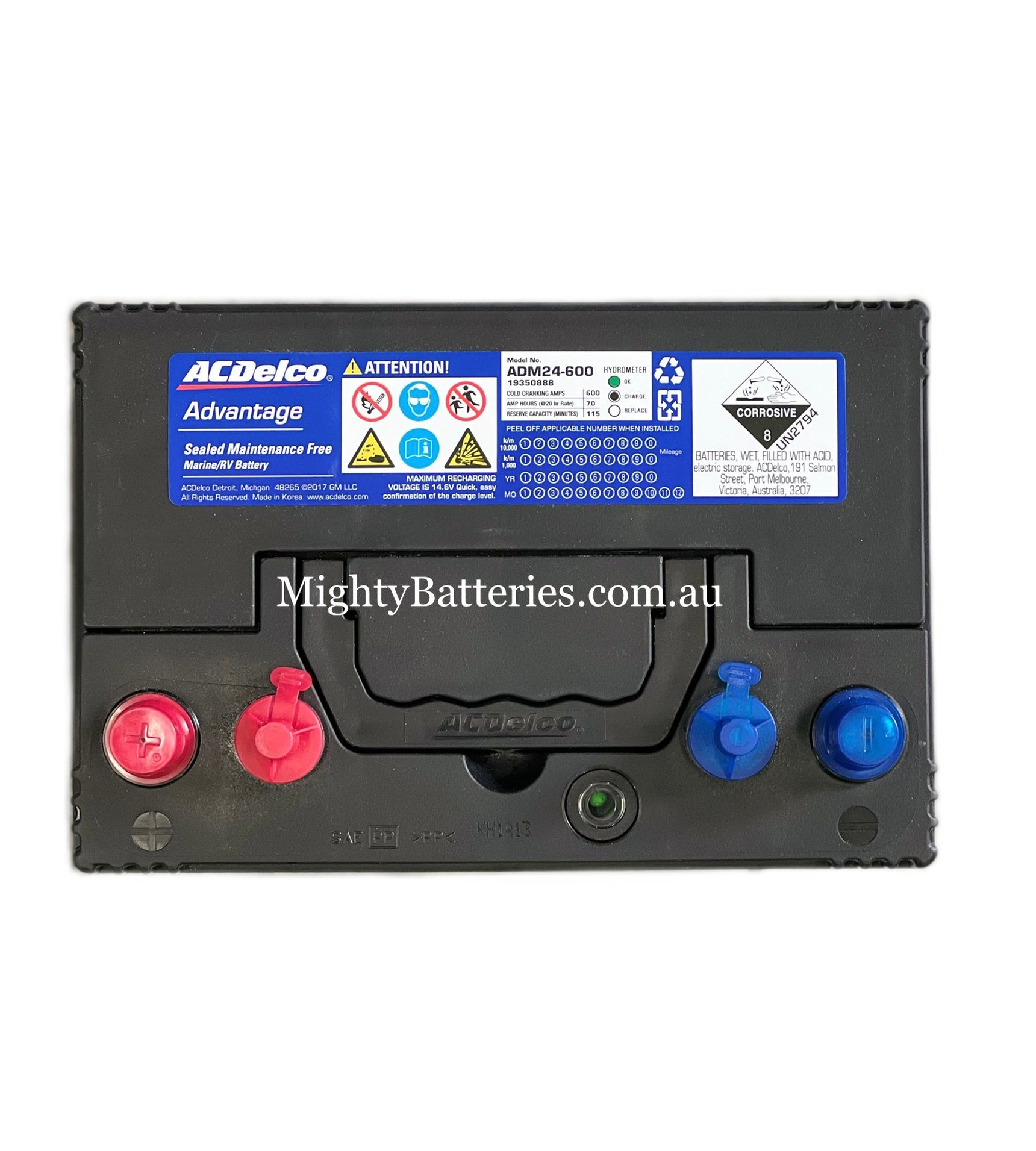 ACDelco ADM24-600 / M50 Marine Battery — Mighty Batteries