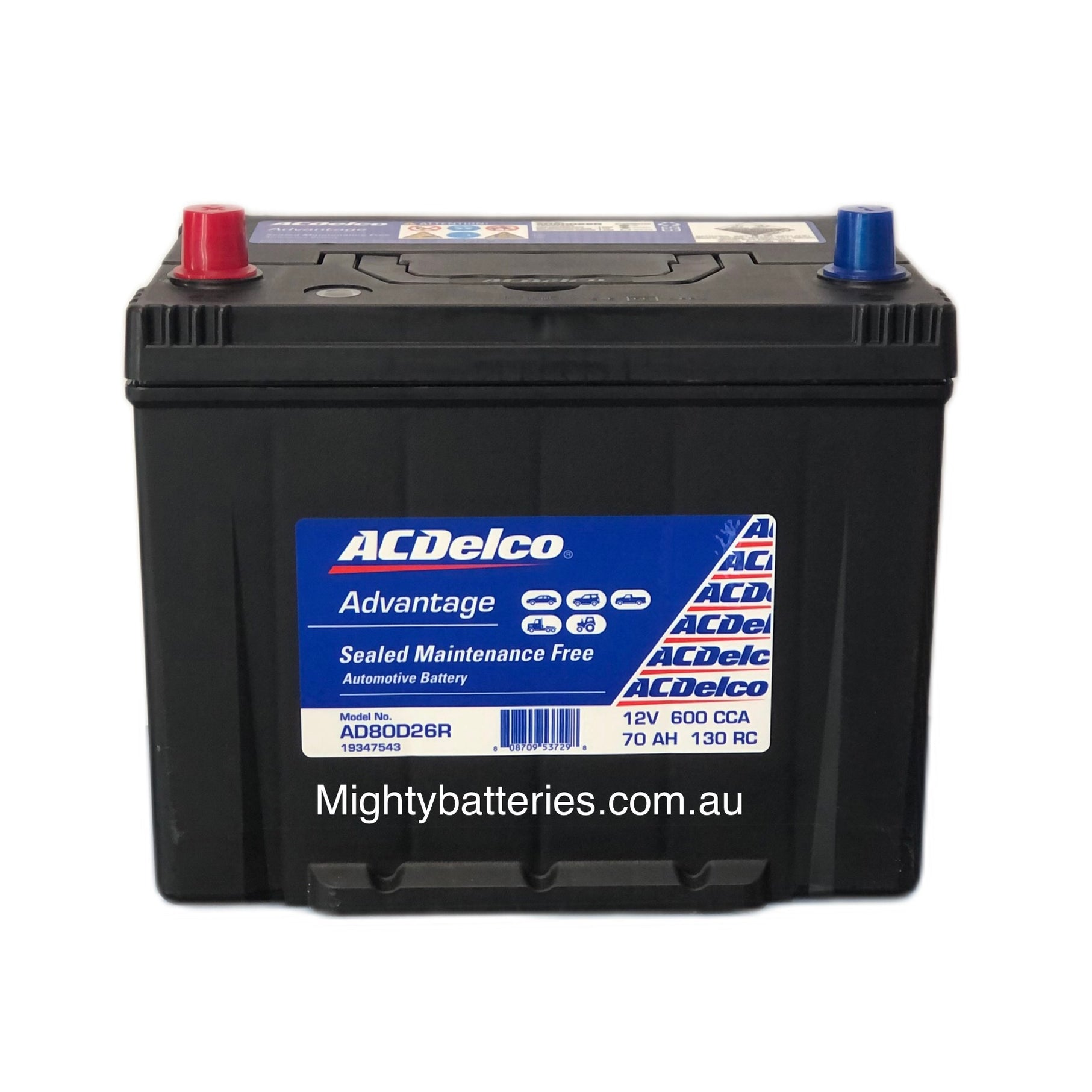 ACDelco NS70 / AD80D26R / 4503 – 600CCA Battery — Mighty Batteries