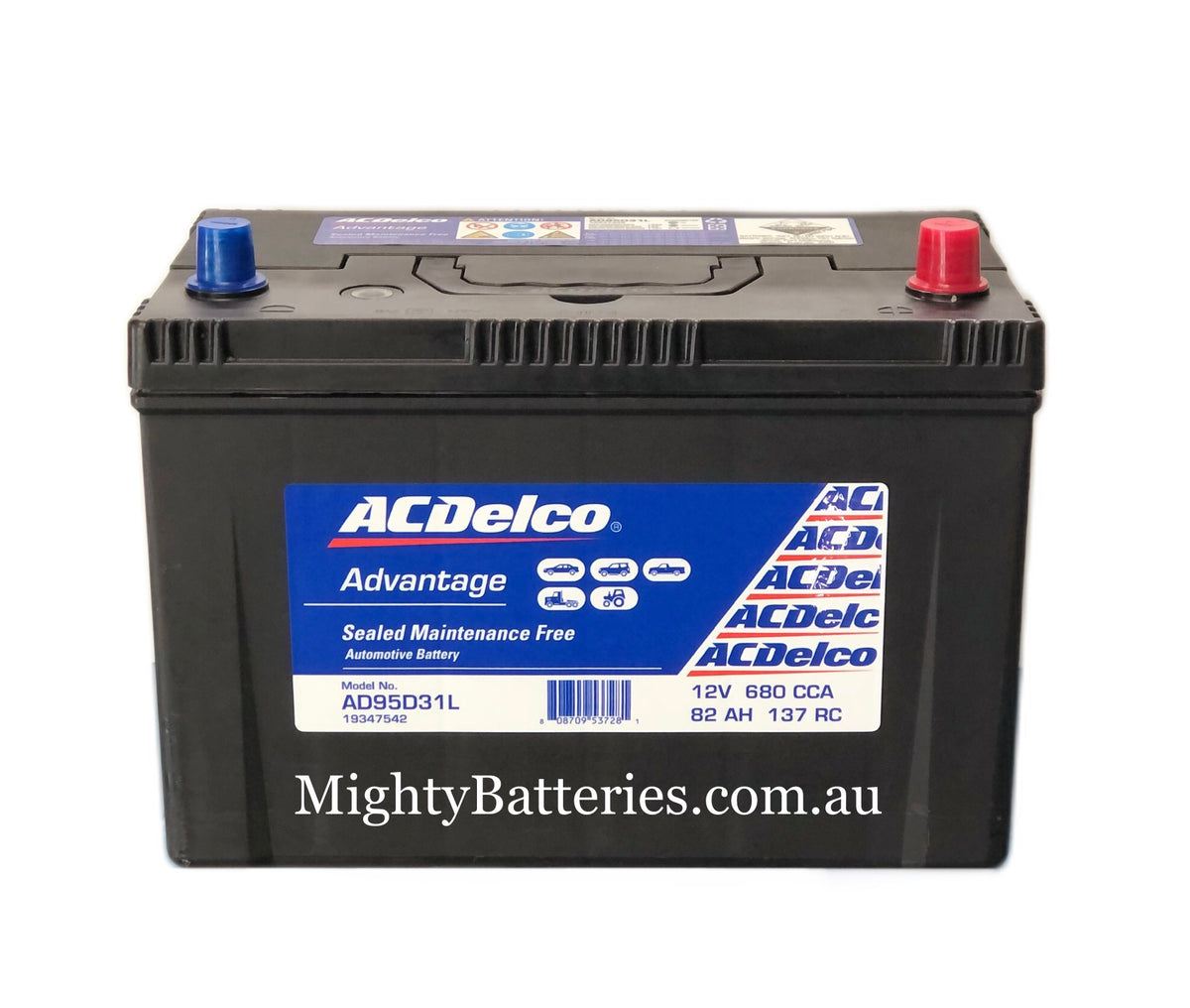 ACDelco N70ZZL / AD95D31L / 4704 - 680CCA Battery — Mighty Batteries