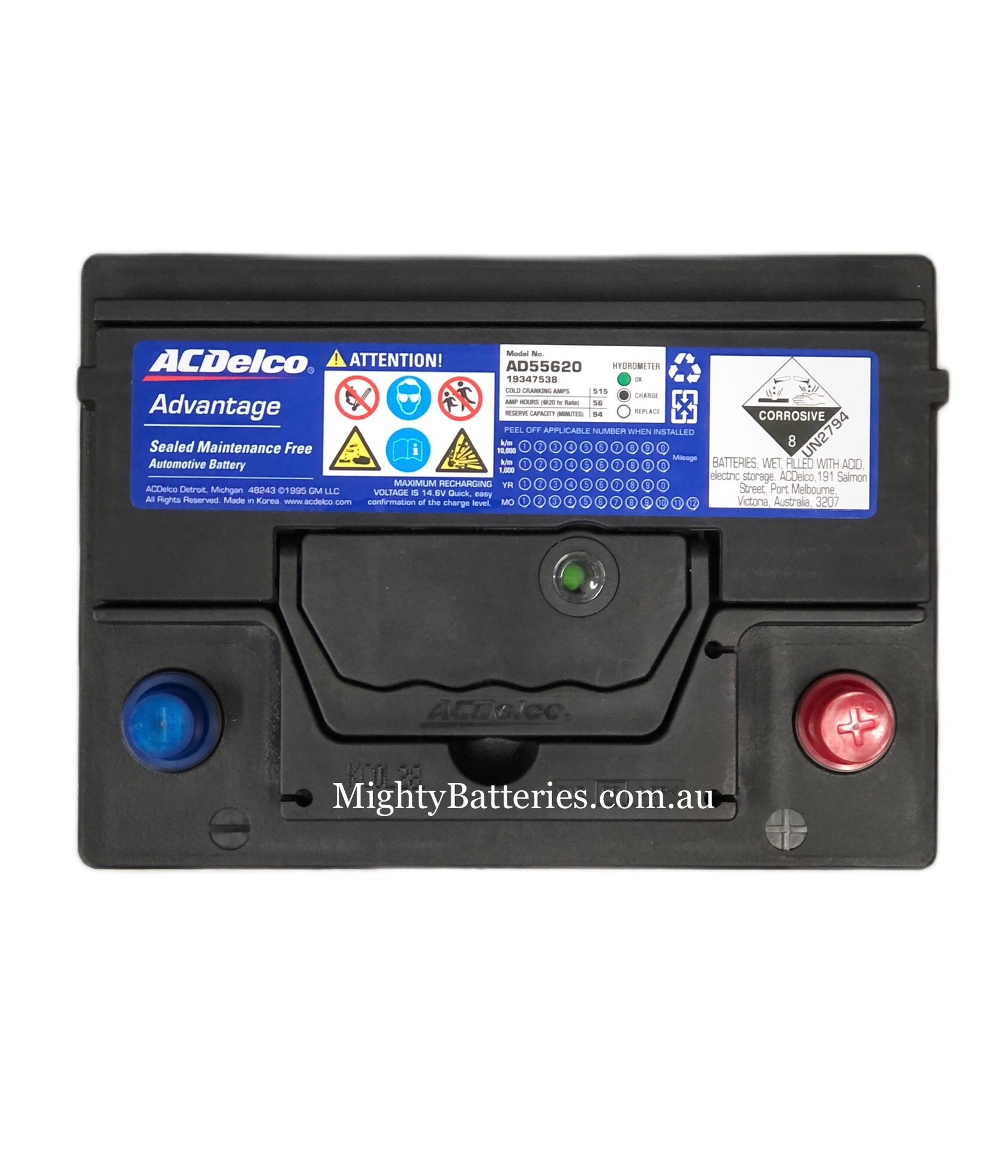 ACDelco DIN53L / AD55620 / 3552 Battery – 515CCA — Mighty Batteries