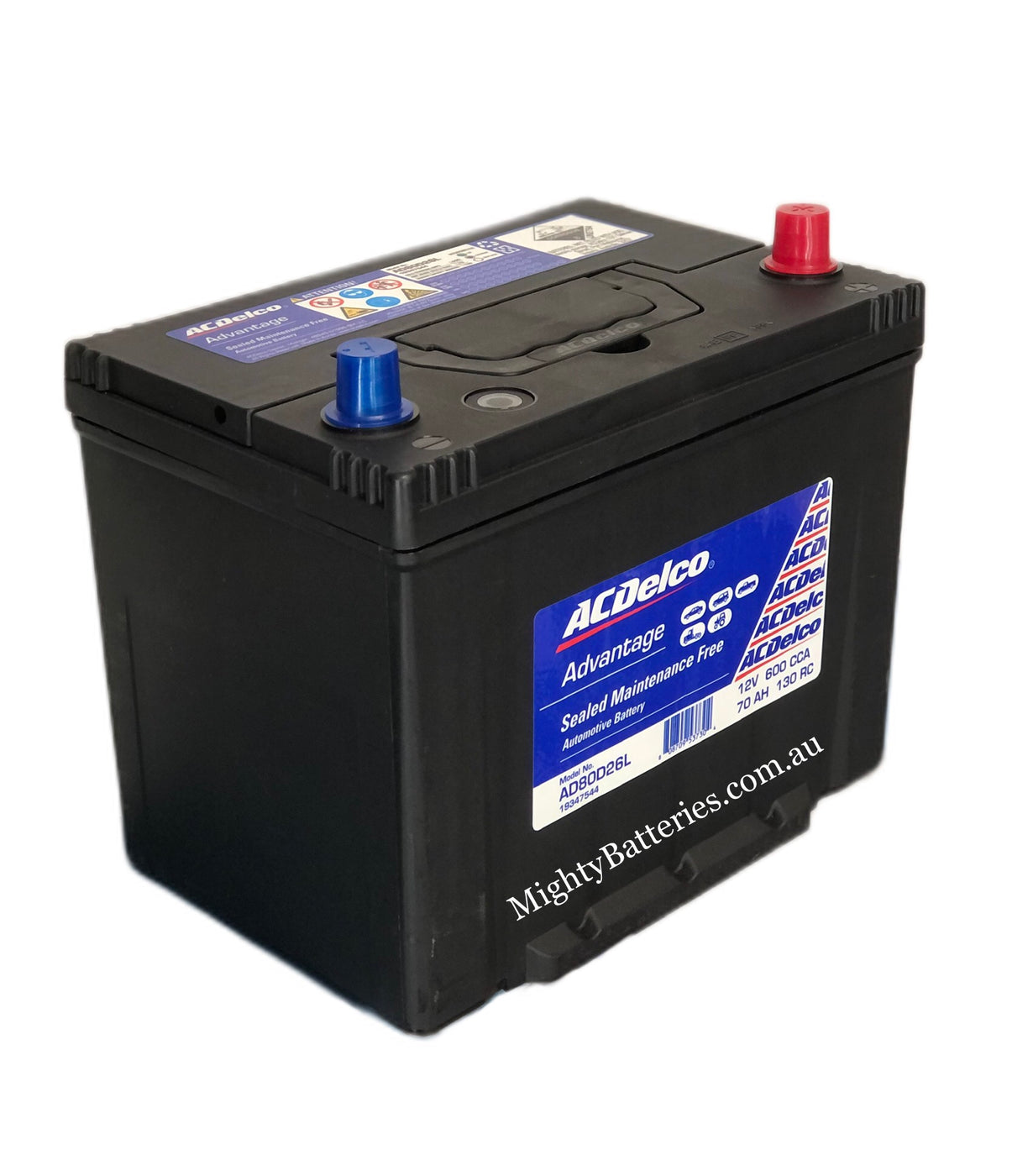 ACDelco NS70L / AD80D26L / 4504 - 600CCA Battery — Mighty Batteries