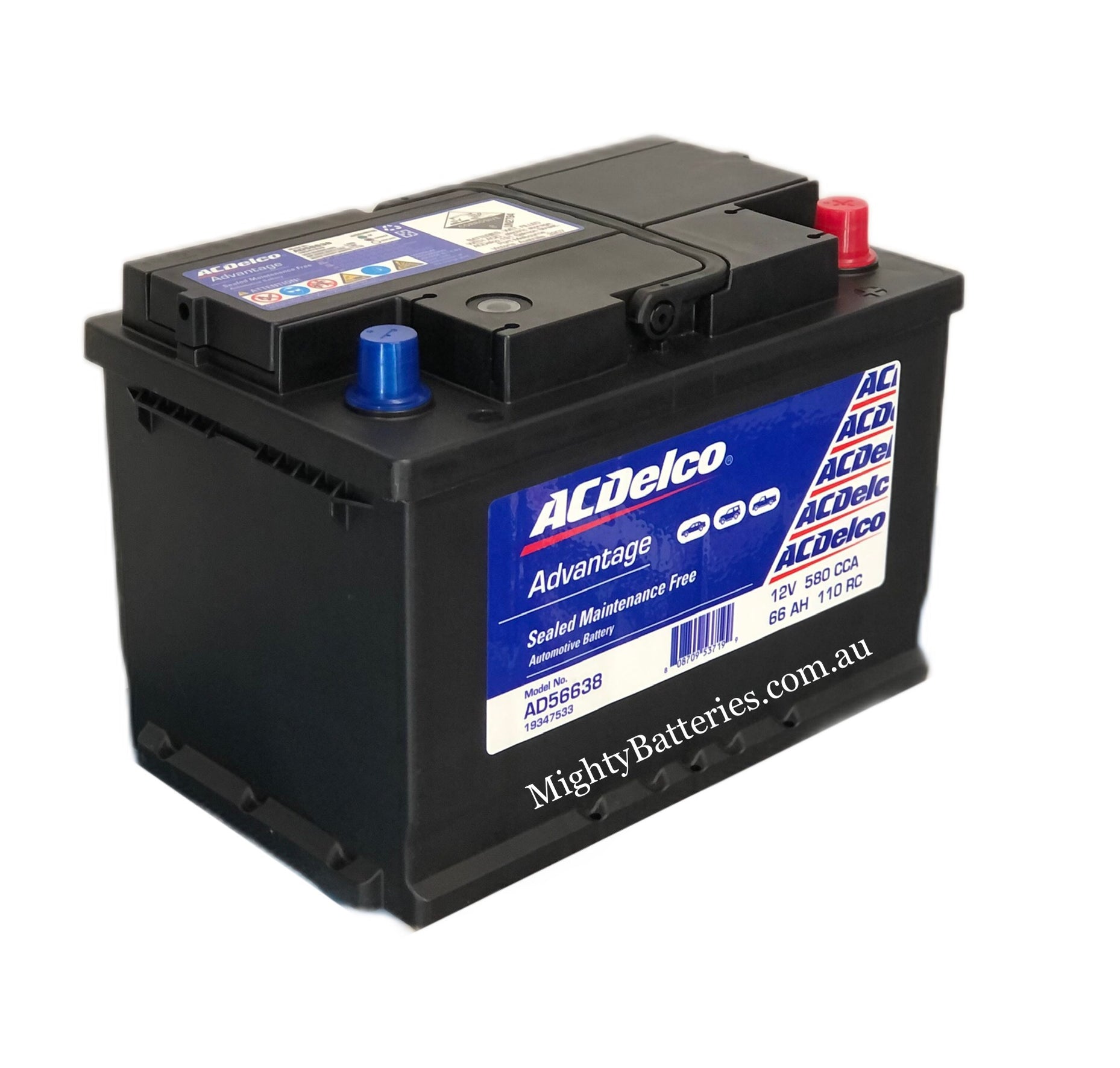 ACDelco DIN65L / AD56318 / 3662 Battery - 580CCA — Mighty Batteries