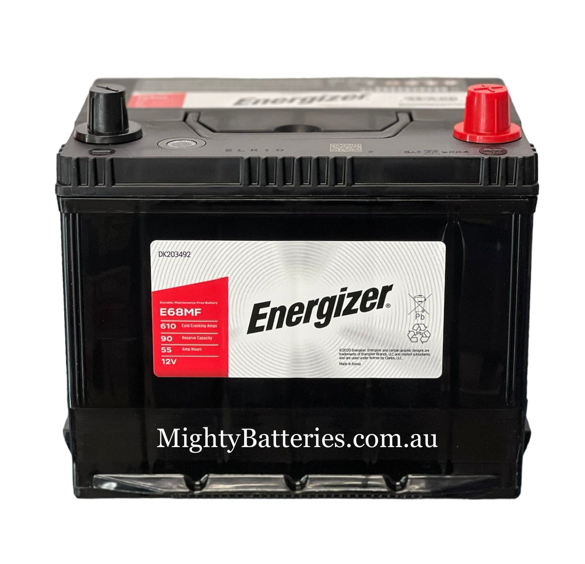 Energizer 68MF / MF53 / 2542 Battery - 610CCA — Mighty Batteries