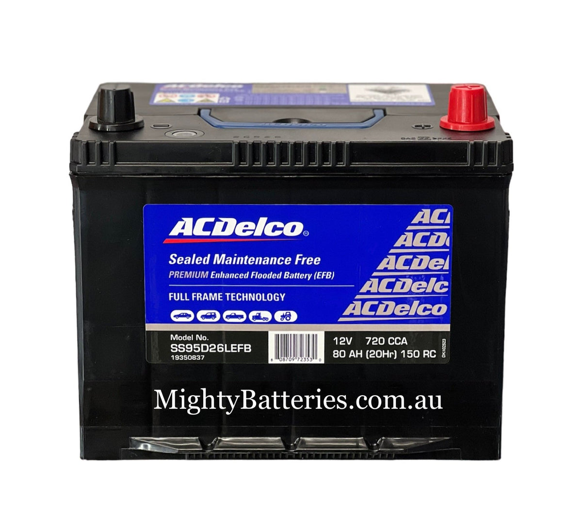 ACDelco SS95D26LEFB / S95 Battery - 720 CCA — Mighty Batteries
